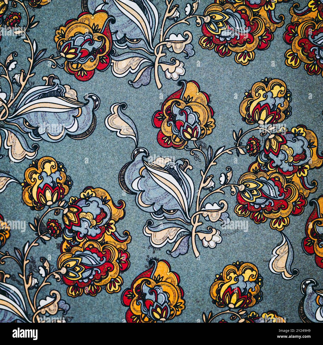 Colorful background with floral mandala graphic pattern coloring Stock ...