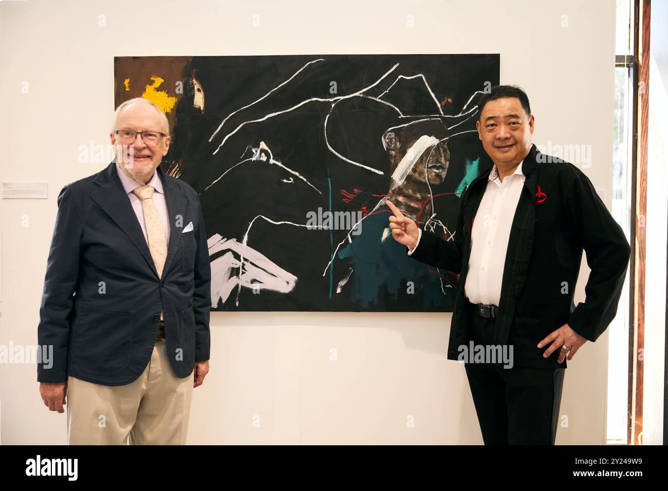 Joey Zhou TV host and founder of Los Angeles Beverly Arts (LABA) with ...