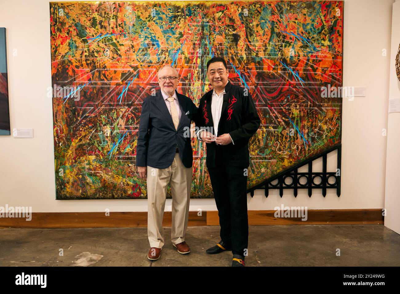 Joey Zhou TV host and founder of Los Angeles Beverly Arts (LABA) with ...