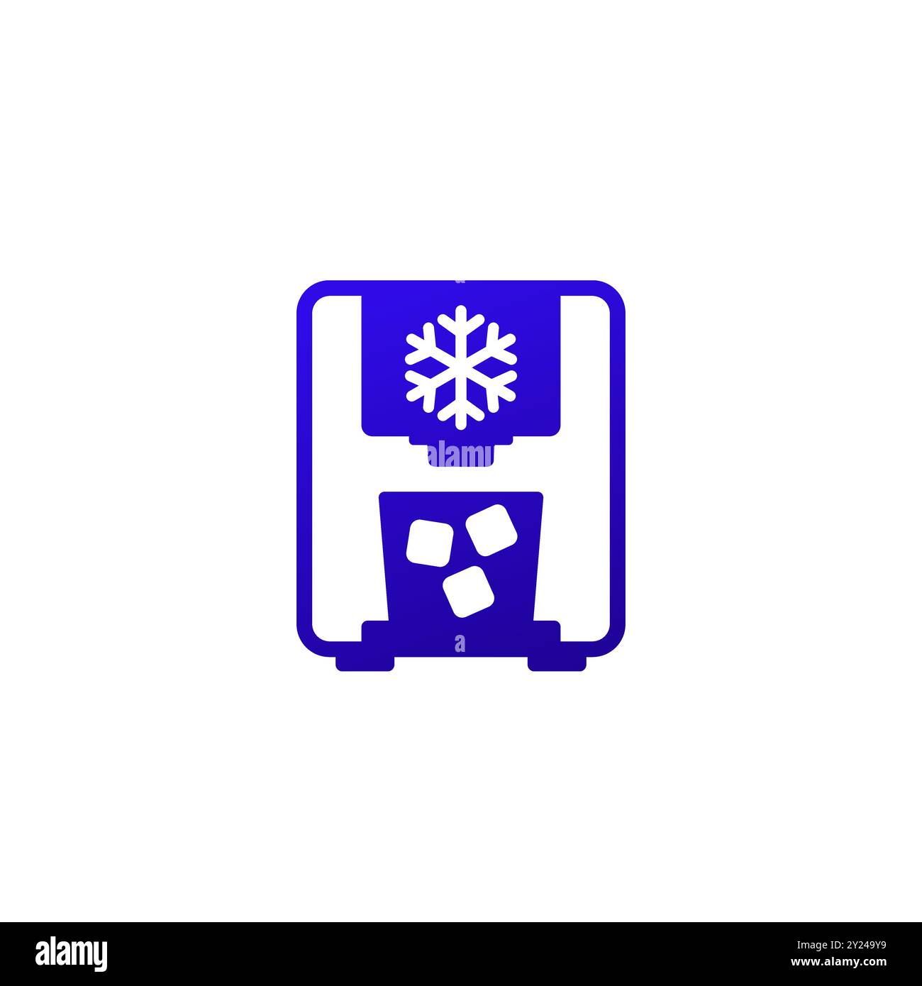 ice maker icon on white, vector Stock Vector Image & Art - Alamy