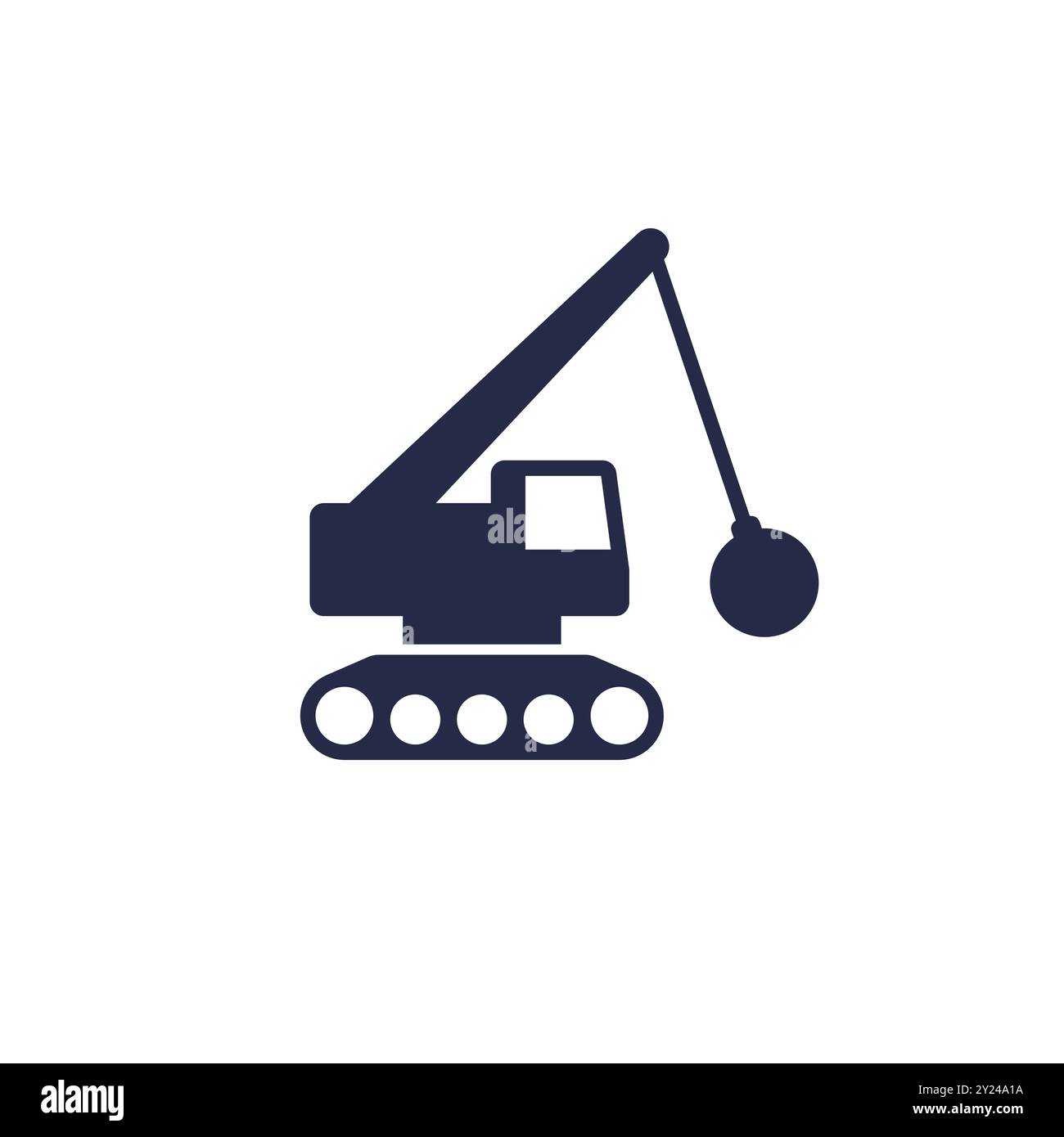 House wrecking ball Stock Vector Images - Alamy