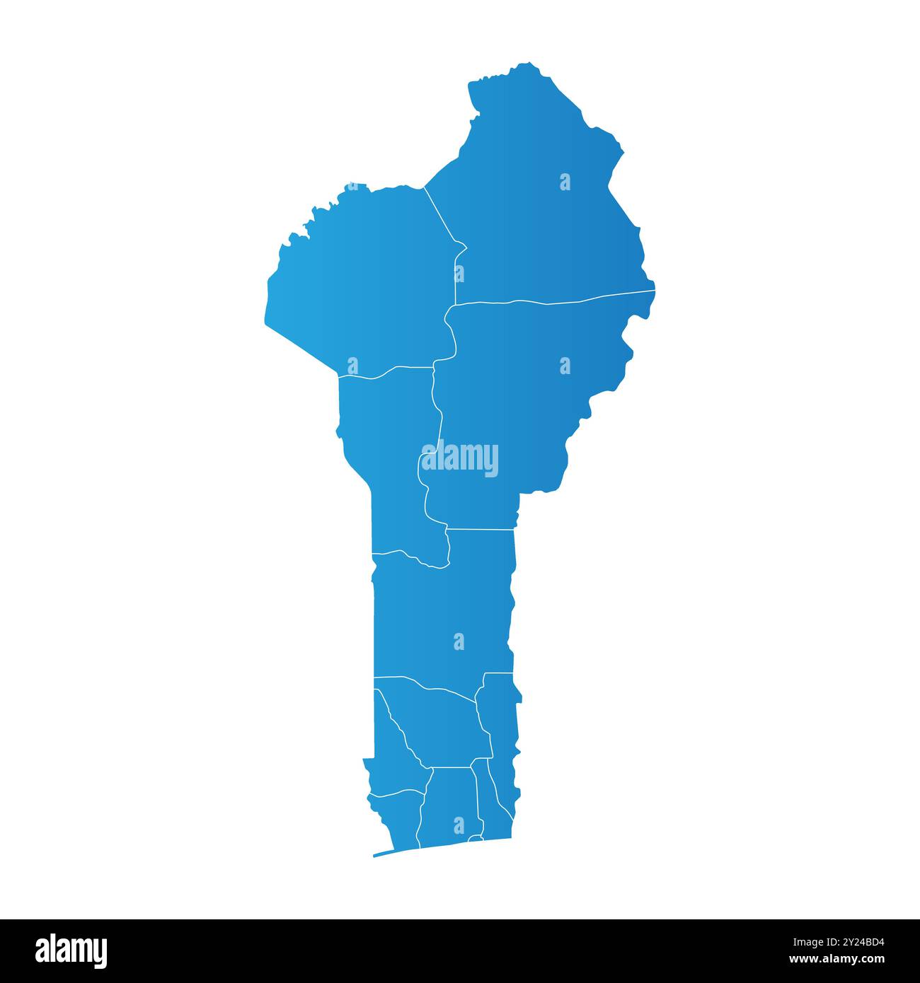 Benin district Country land Map Stock Vector Image & Art - Alamy