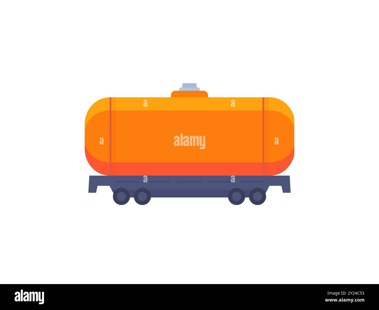 tank wagon icon on white, train tanker flat vector Stock Vector Image & Art - Alamy
