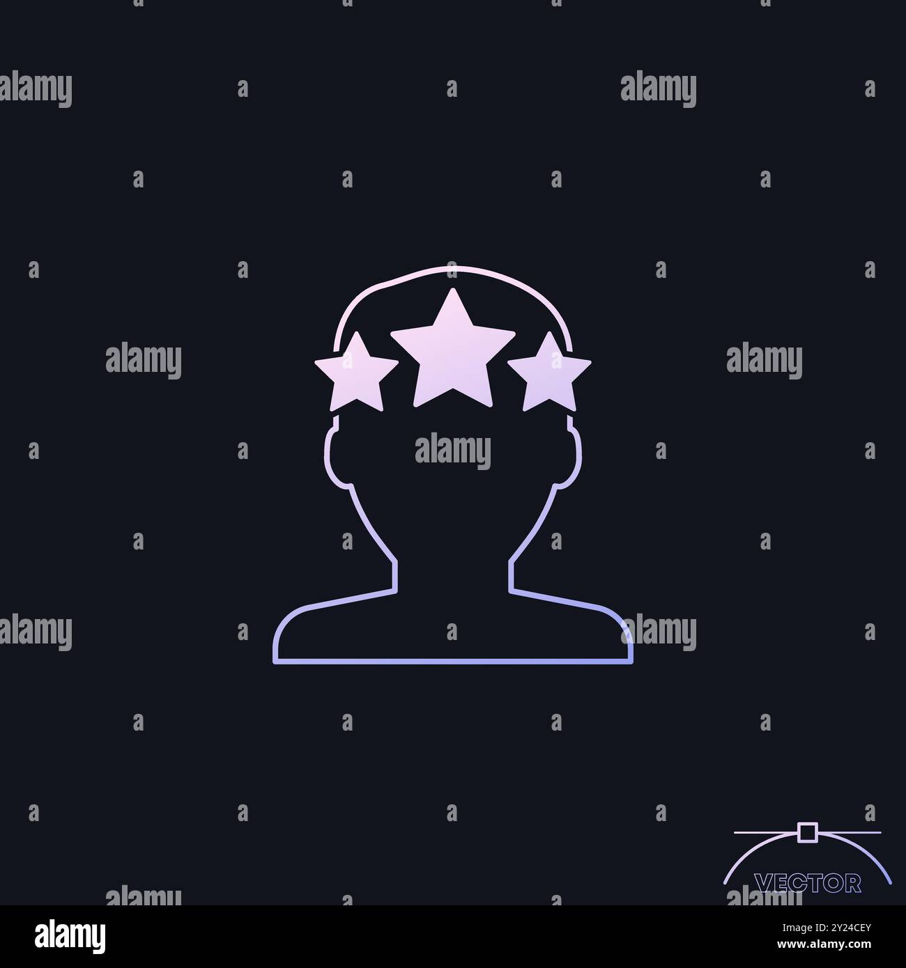 employee experience icon with gradient Stock Vector Image & Art - Alamy