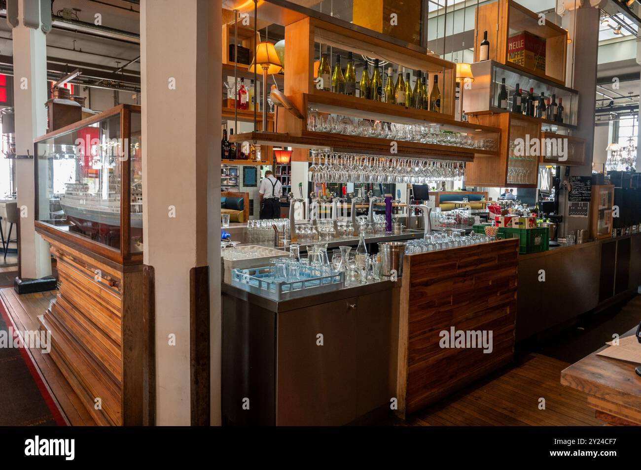 Inside the bar of Hotel New York - the Holland Amerika Line building ...