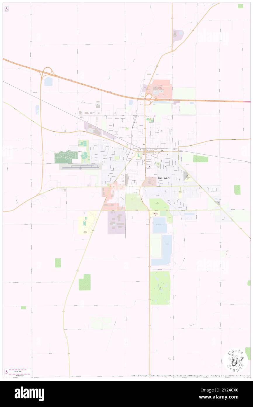 Bell Avenue Trailer Court, Van Wert County, US, United States, Ohio, N ...