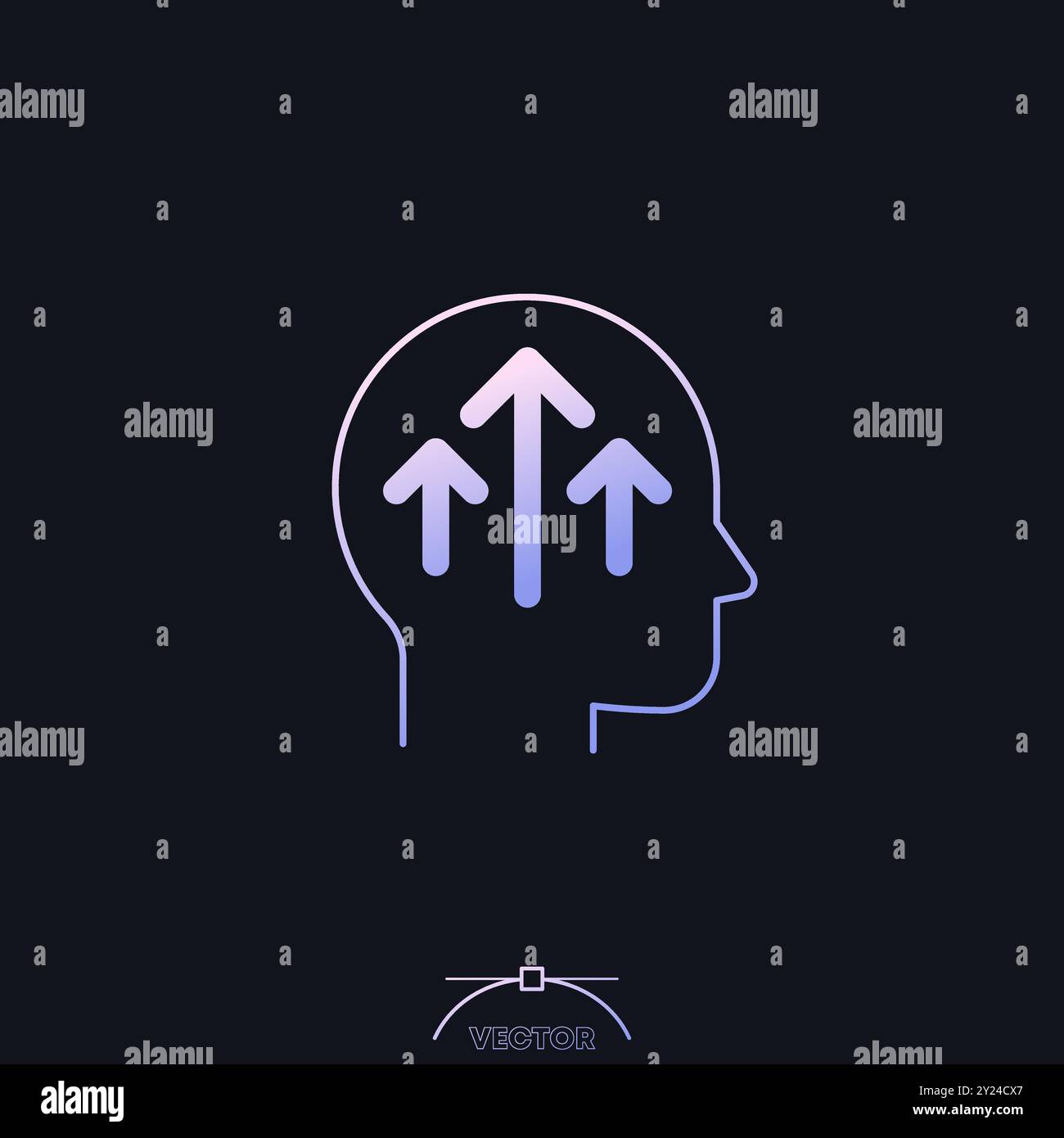 Growth mindset icon hi-res stock photography and images - Alamy