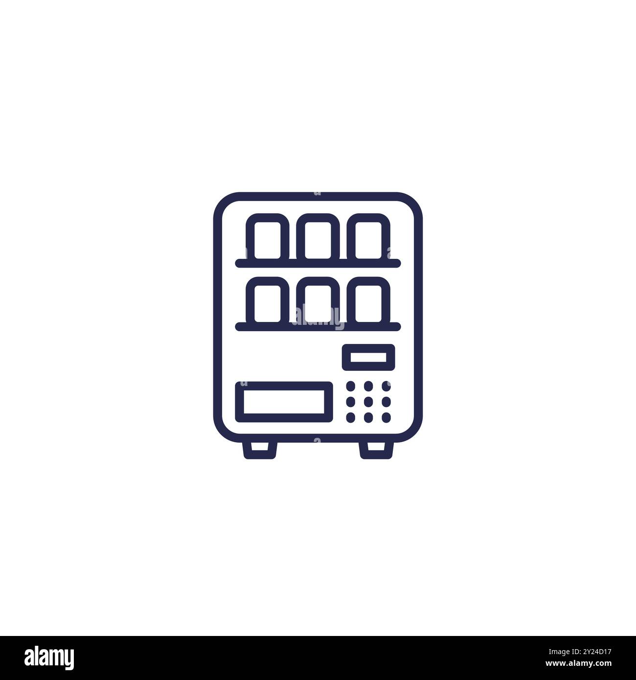 Vending machine line icon Stock Vector Images - Alamy