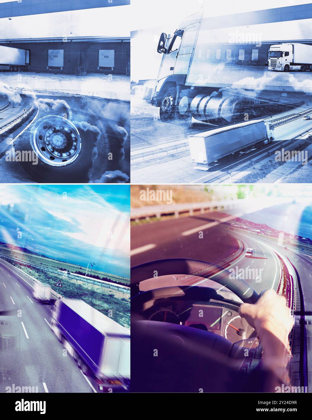 Transport for logistics companies. Delivery of goods by trucks and ...