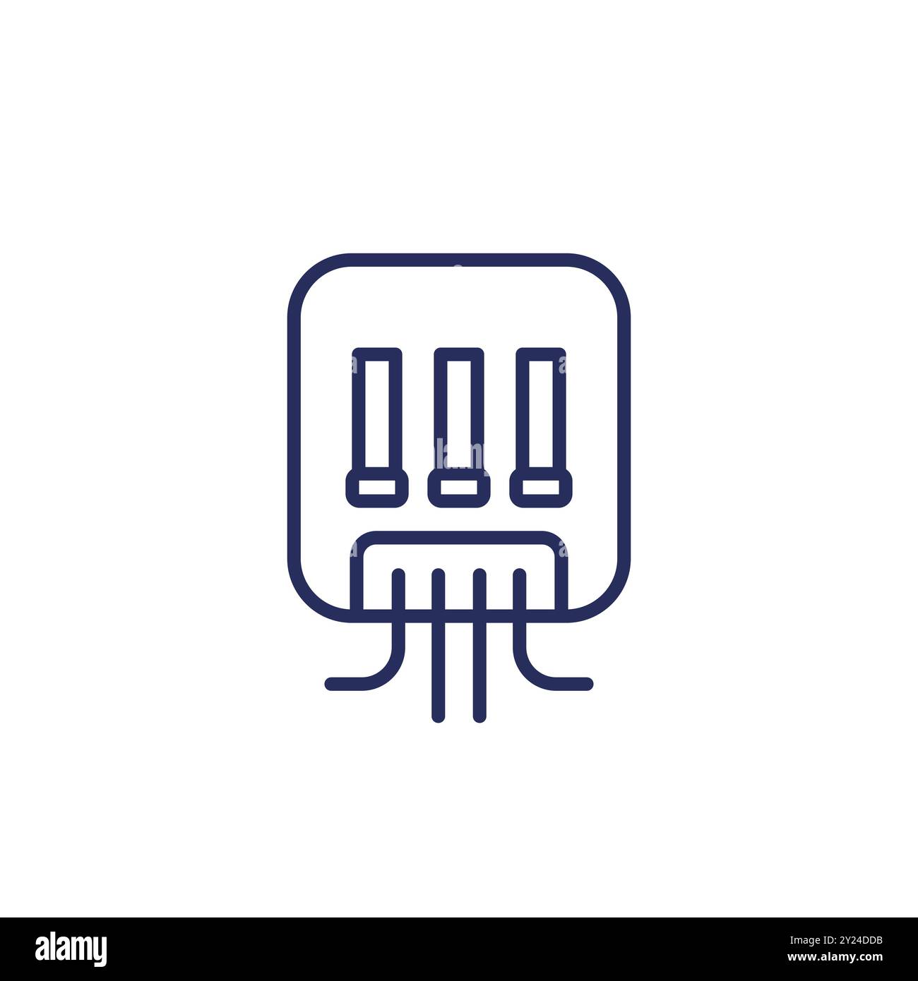 Electricity meter box Stock Vector Images - Alamy