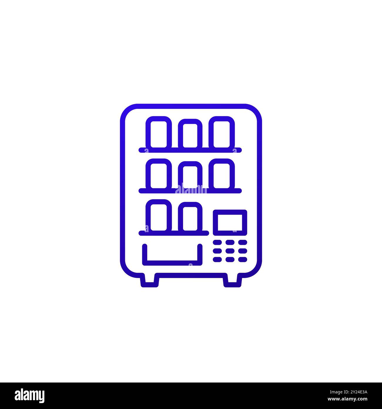 Vending machine line icon Stock Vector Images - Alamy