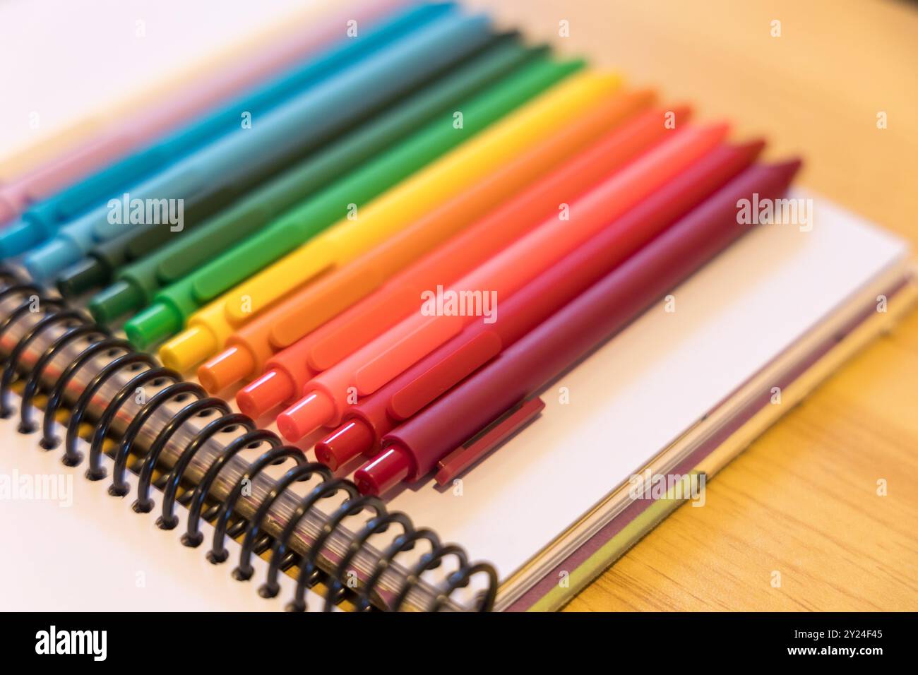 Neatly arranged materials paper hi-res stock photography and images - Alamy