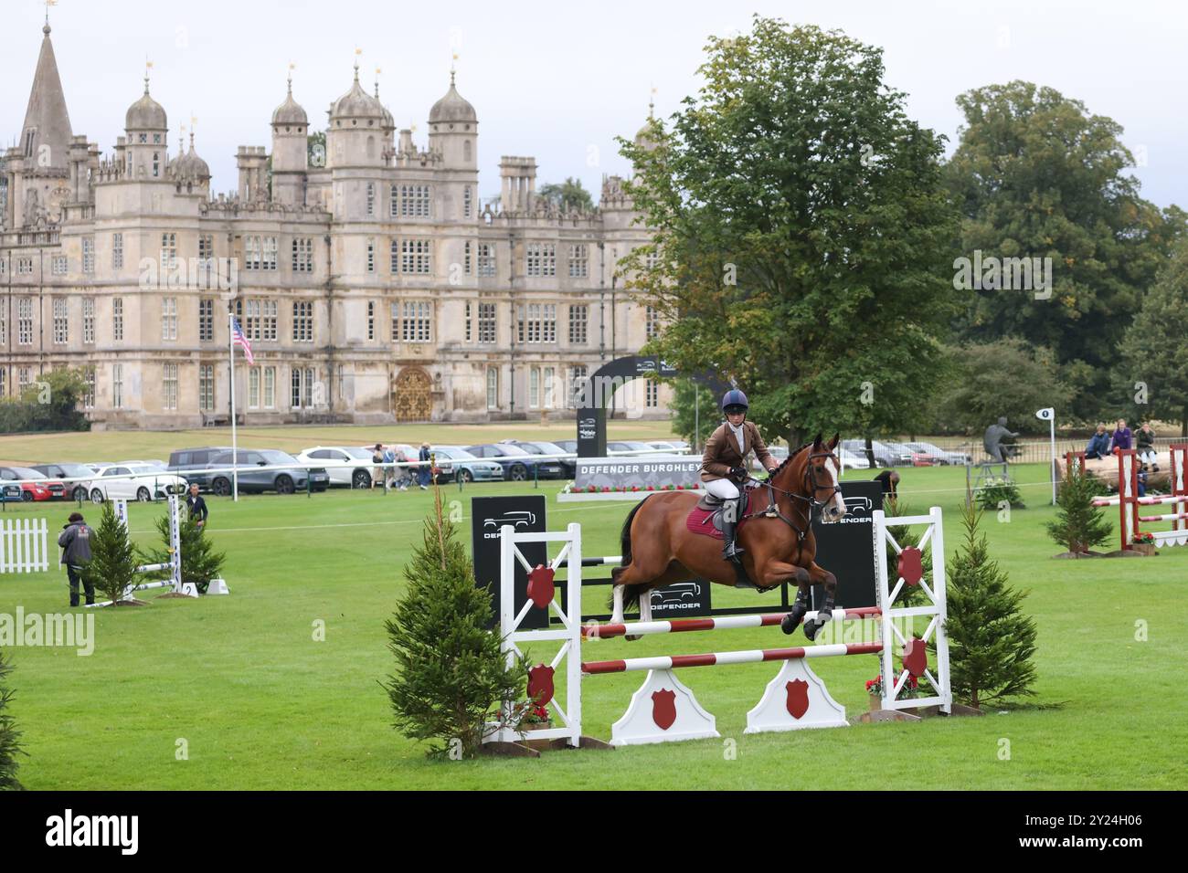 A member of the Quorn Pony Club competes in the team Pony club ...