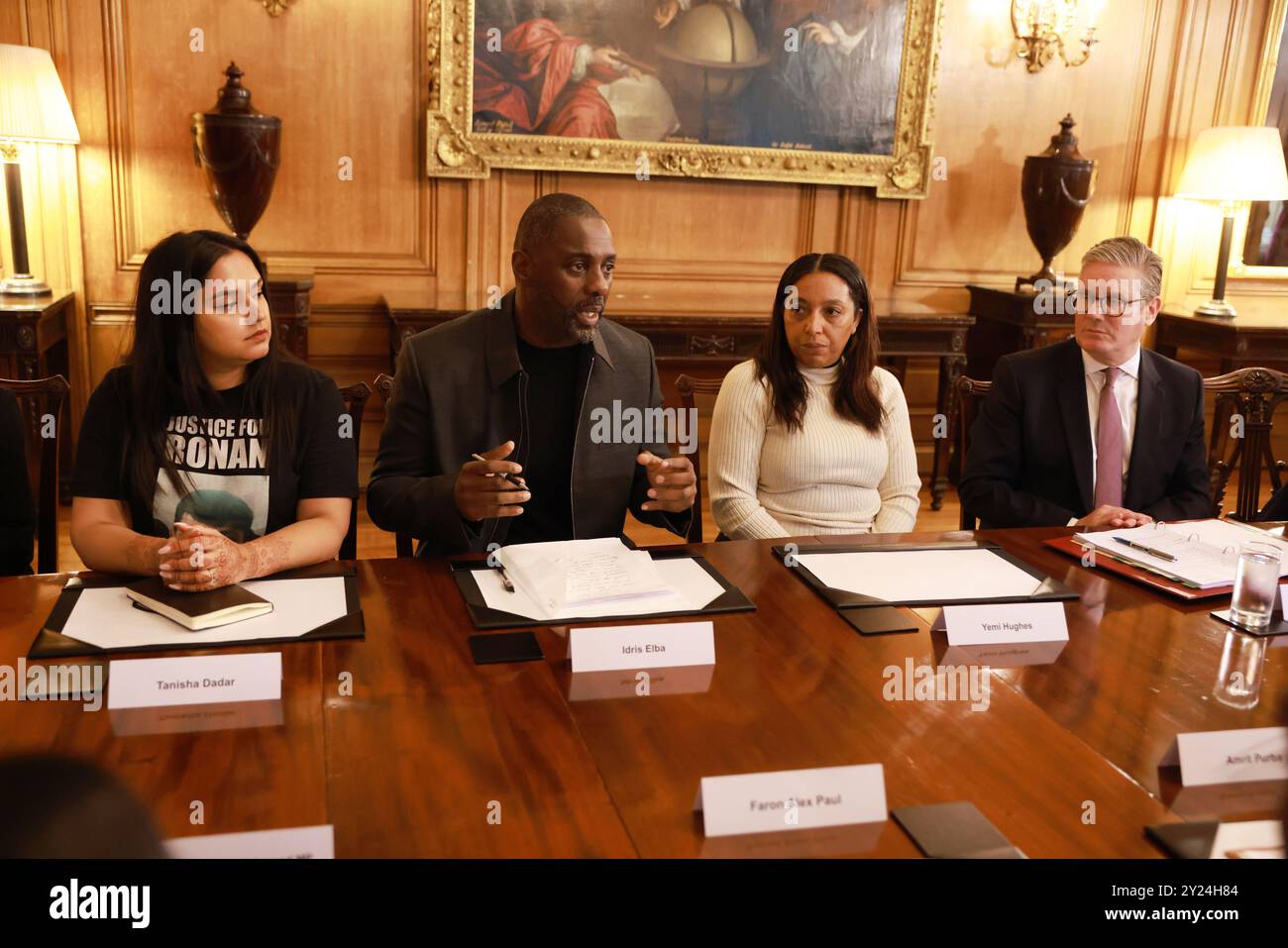 (left to right) Tanisha Dadar, the cousin of Ronan Kanda who was killed ...