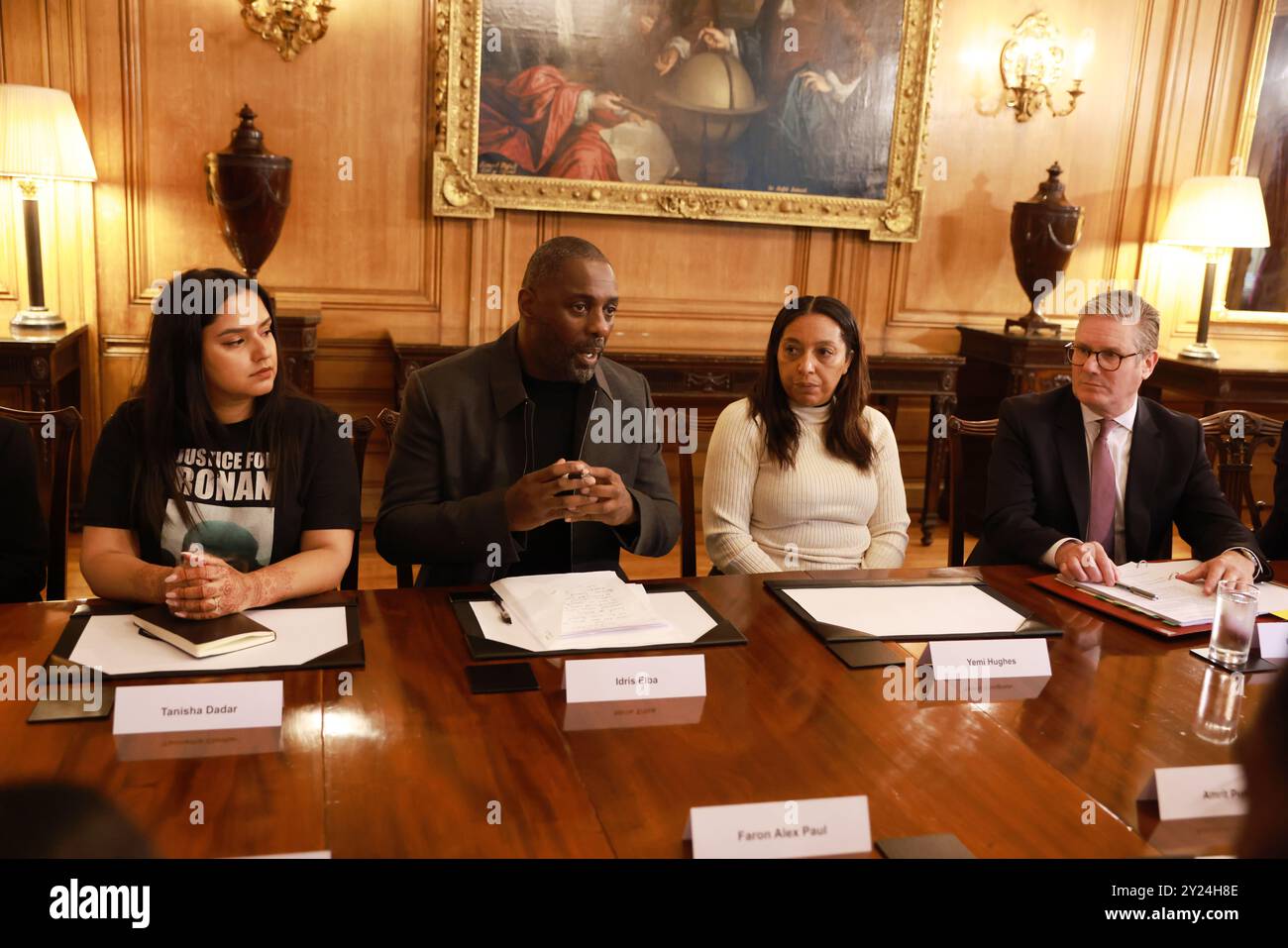 (left to right) Tanisha Dadar, the cousin of Ronan Kanda who was killed ...