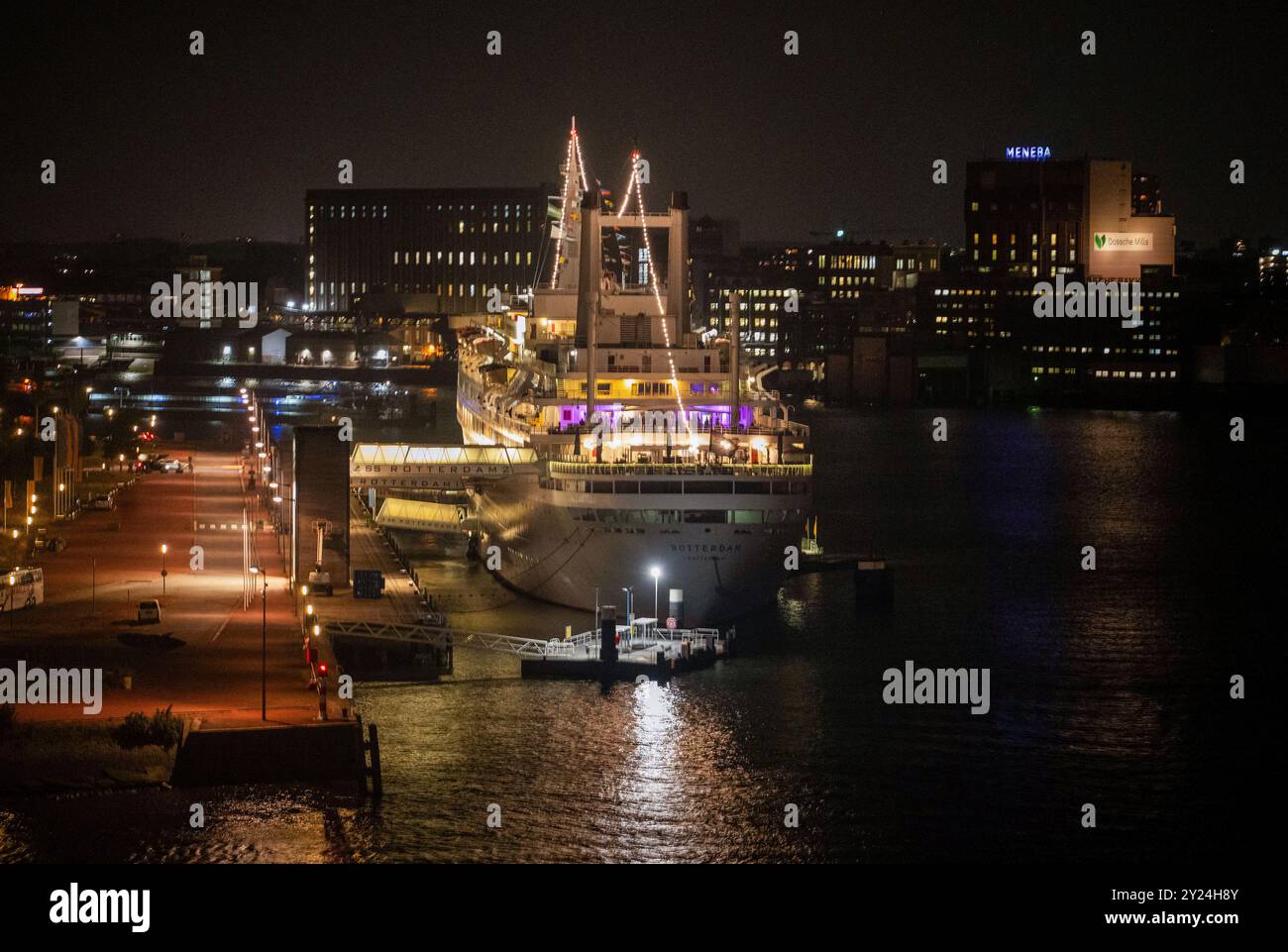 SS Rotterdam, the 1959 Holland America liner and cruise ship, now ...