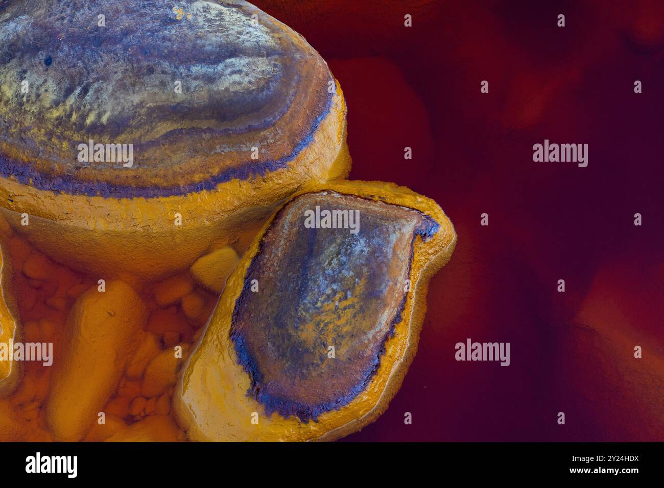 textures and colors of Rio Tinto Stock Photo - Alamy