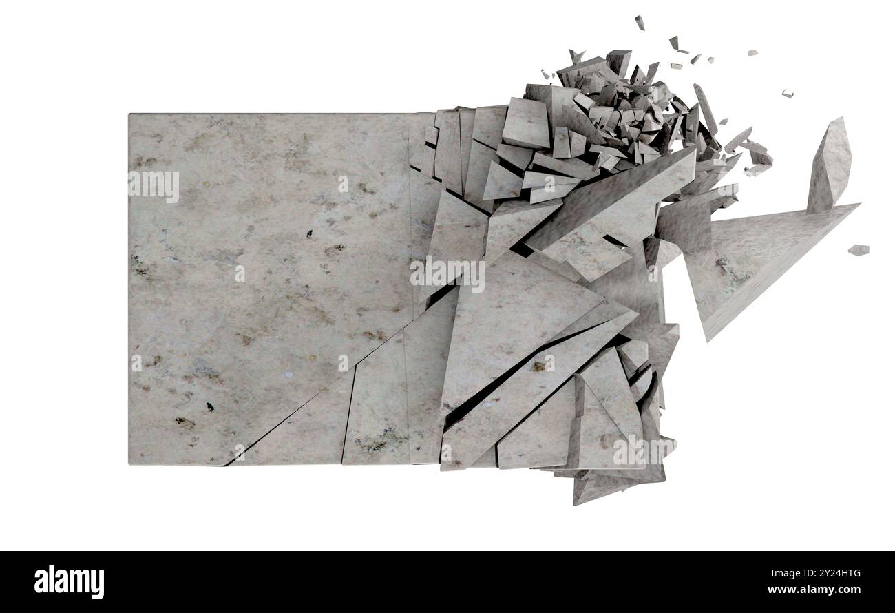 Destroy block Cut Out Stock Images & Pictures - Alamy