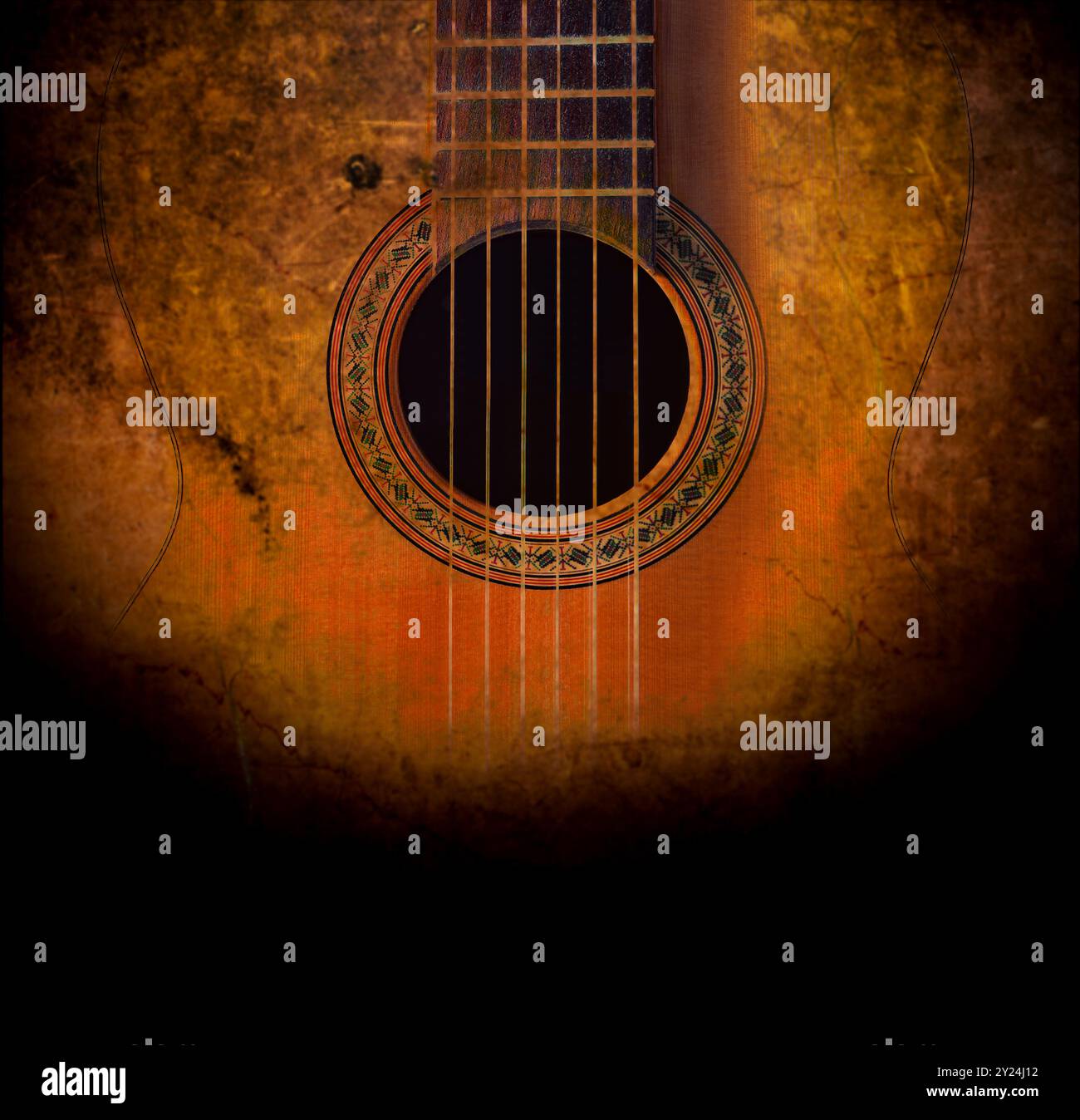 Spanish guitar and music background.Spanish culture.Classic guitar ...