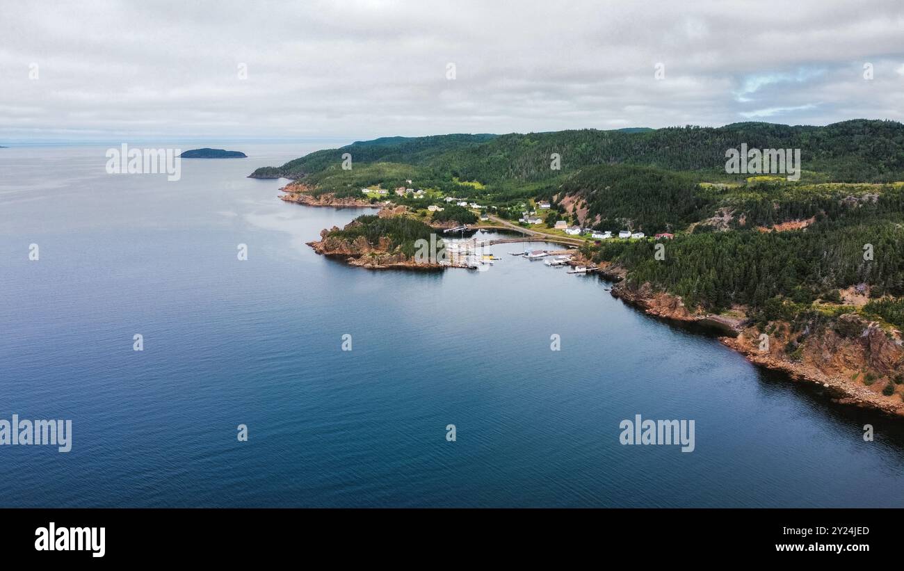 Rural small town overhead view hi-res stock photography and images - Alamy