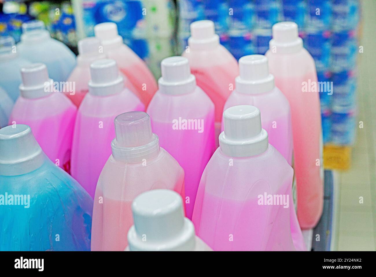 liquid packed in plastic containers for washing cars Stock Photo - Alamy