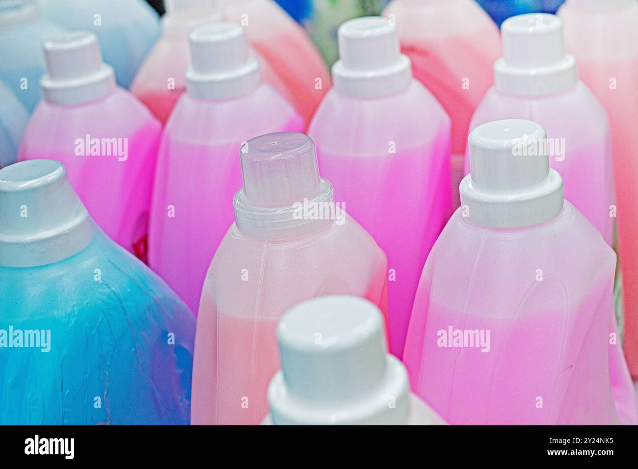 liquid packed in plastic containers for washing cars Stock Photo - Alamy