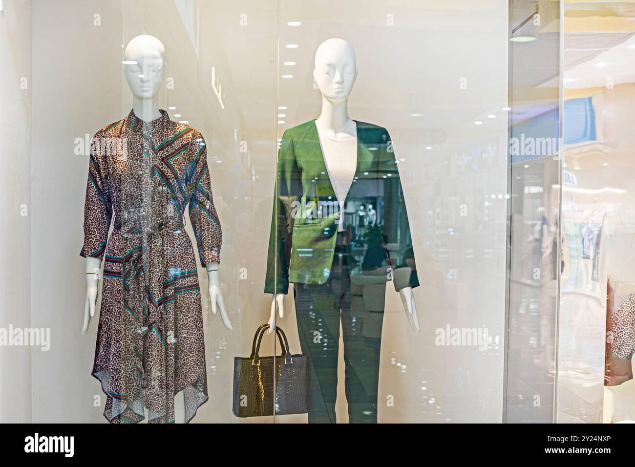 female mannequins in stylish clothes. Fashion and style Stock Photo - Alamy