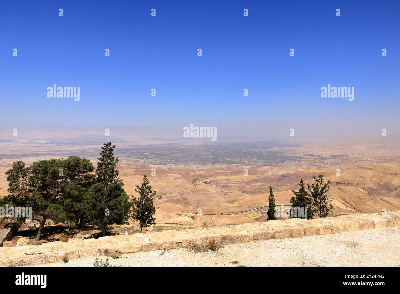 Jordan valley from mount nebo jordan hi-res stock photography and ...