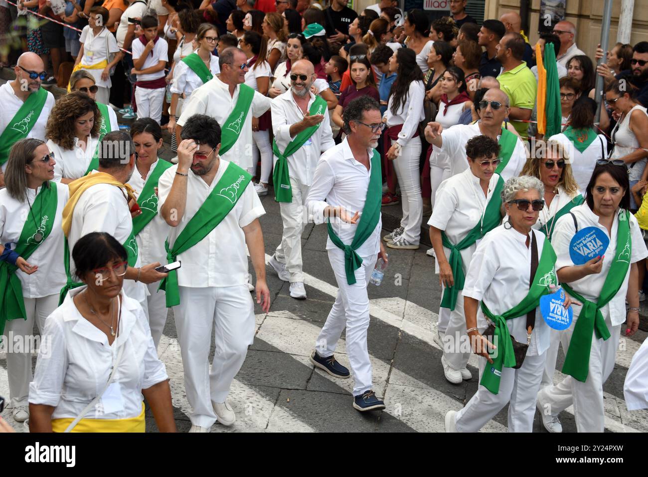 Palmi Reggio Calabria 25 aug 2024 - Varia di Palmi, la Varia,procession ...