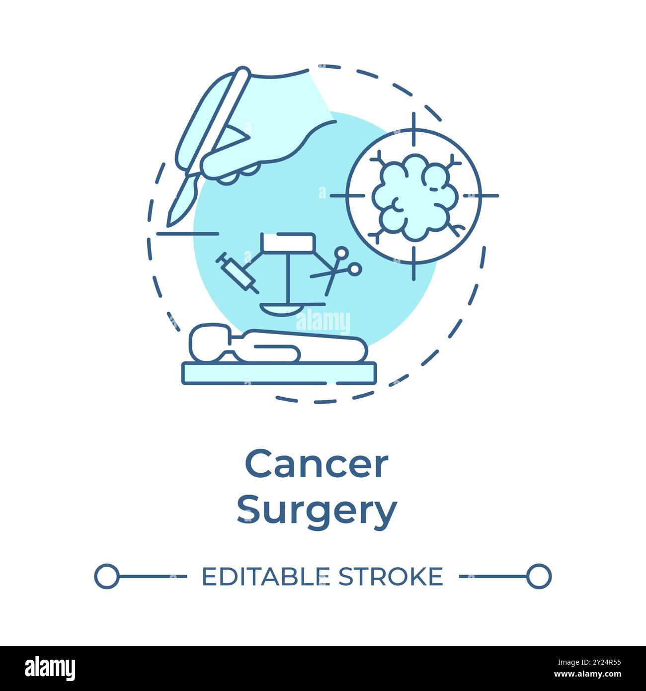 Surgeon operation cancer Stock Vector Images - Alamy