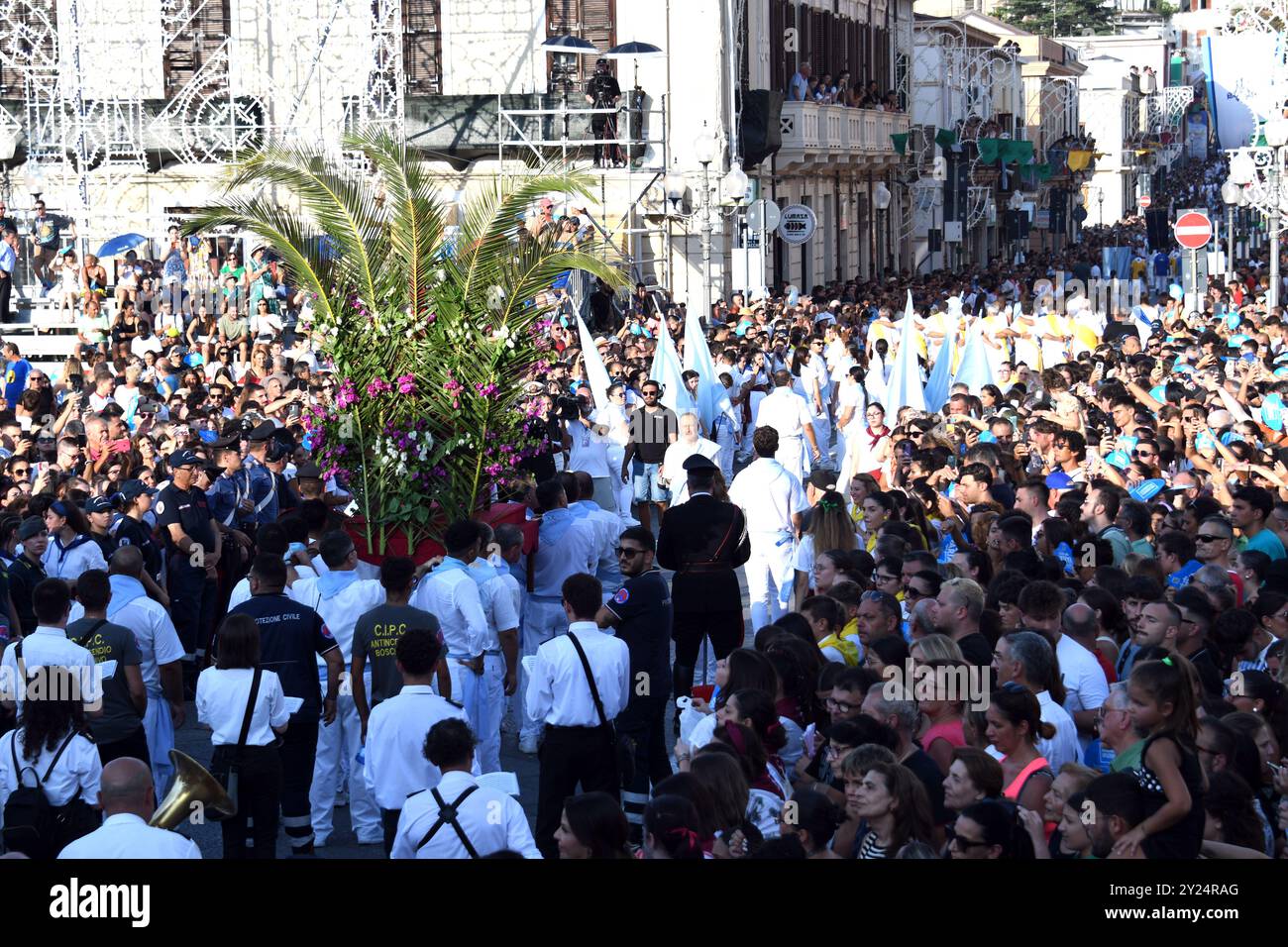 Palmi Reggio Calabria 25 aug 2024 - Varia di Palmi, la Varia,procession ...