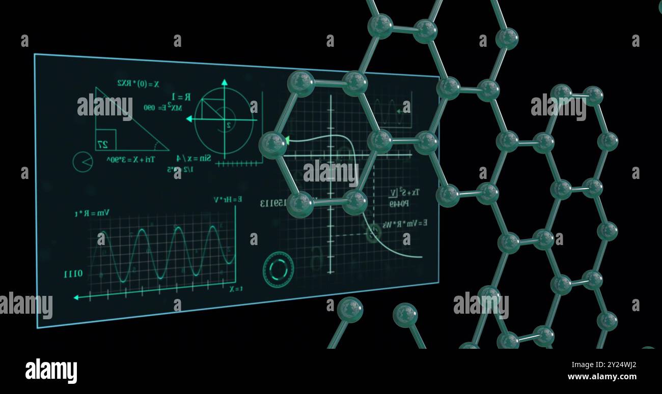 Scientific Data And Geometric Graphs Over Molecular Structure Image