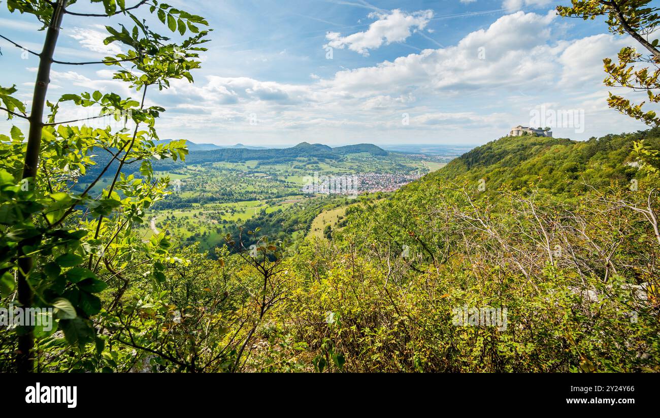 small town of Neuffen in the Stuttgart region in Germany Stock Photo ...