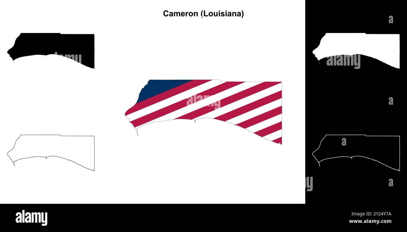 Cameron eps map hi-res stock photography and images - Alamy