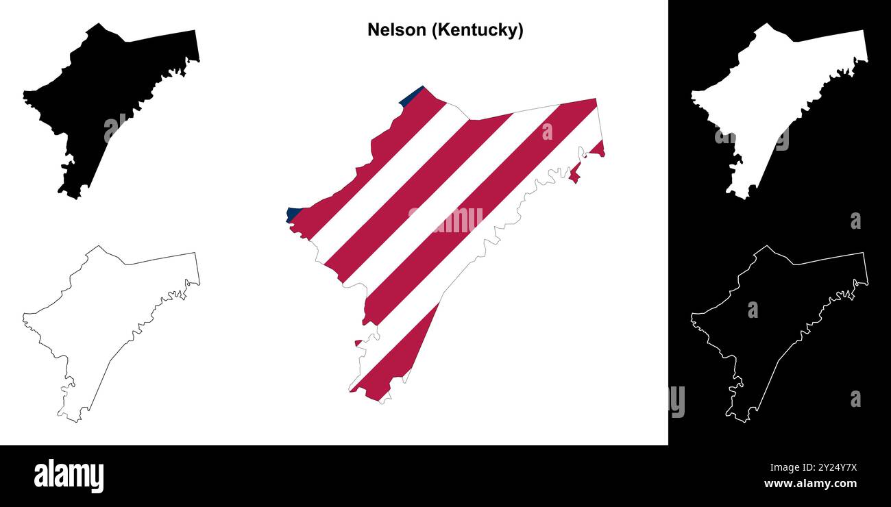 Blank nelson map hi-res stock photography and images - Alamy