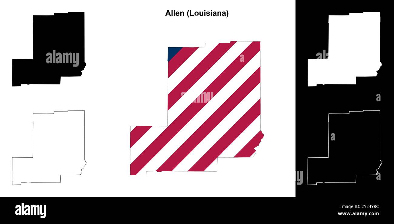 Map of allen hi-res stock photography and images - Alamy