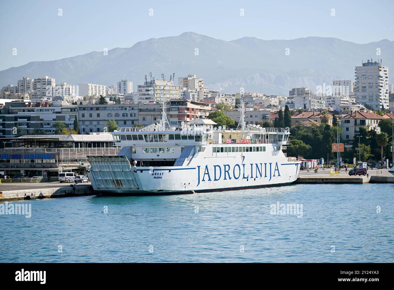 Kroatien, Gespannschaft Split-Dalmatien, Split 09.09.2024, Kroatien, HRV, Split, Hafen, im Bild ...