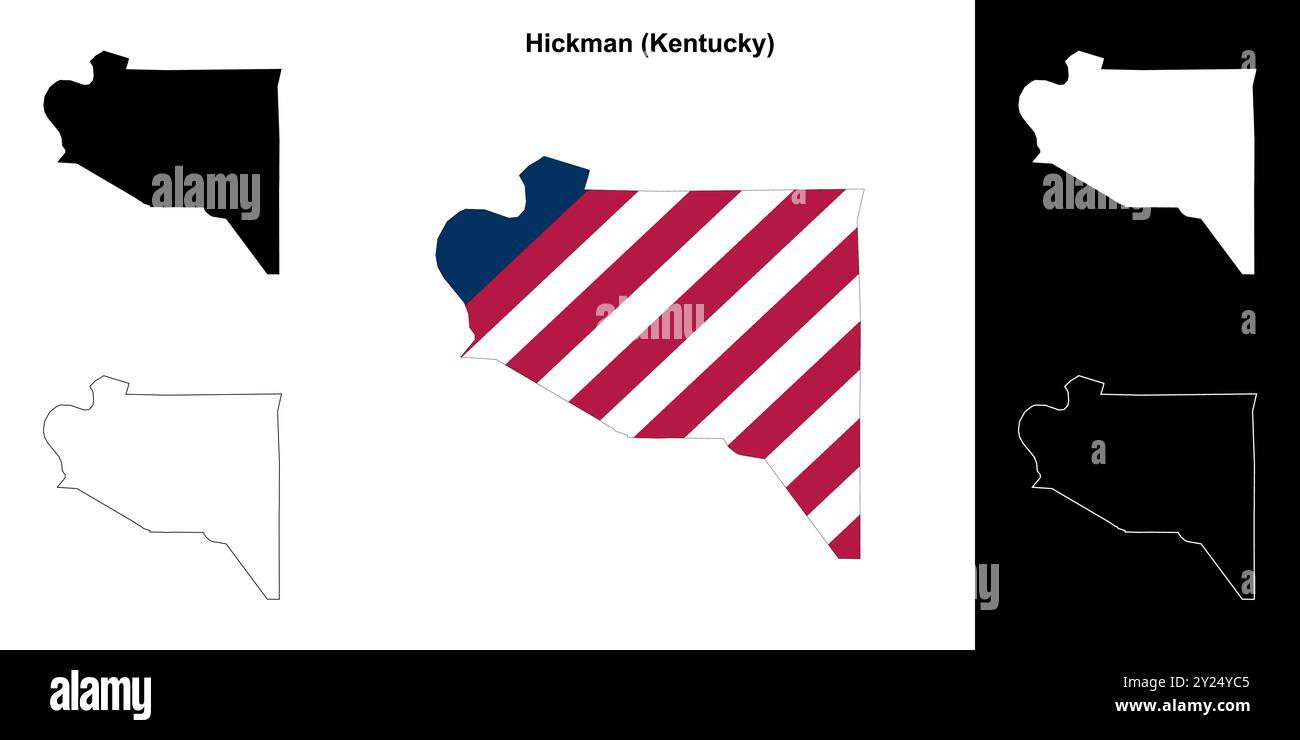 Hickman vector map hi-res stock photography and images - Alamy