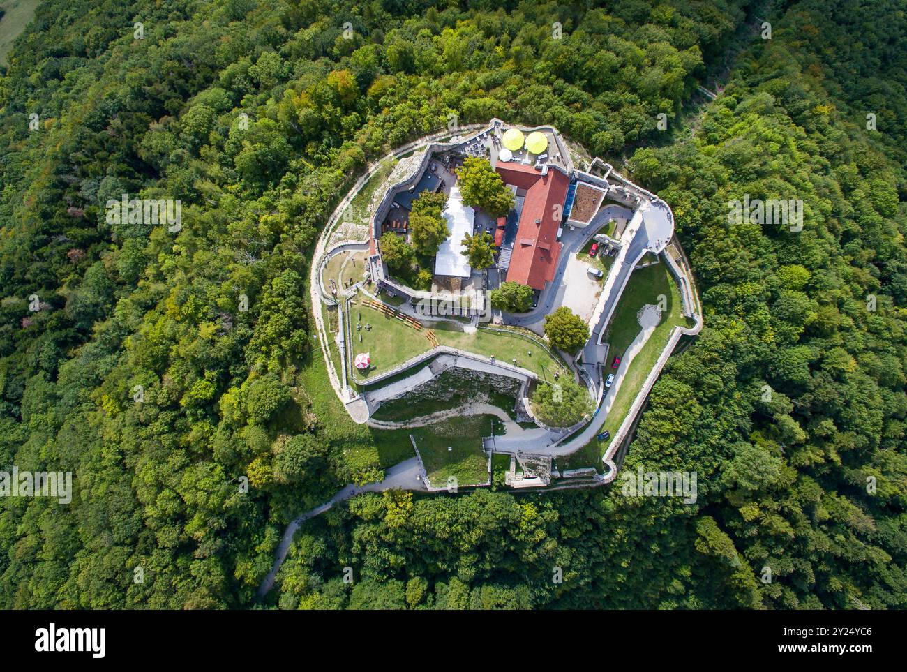 small town of Neuffen in the Stuttgart region in Germany Stock Photo ...