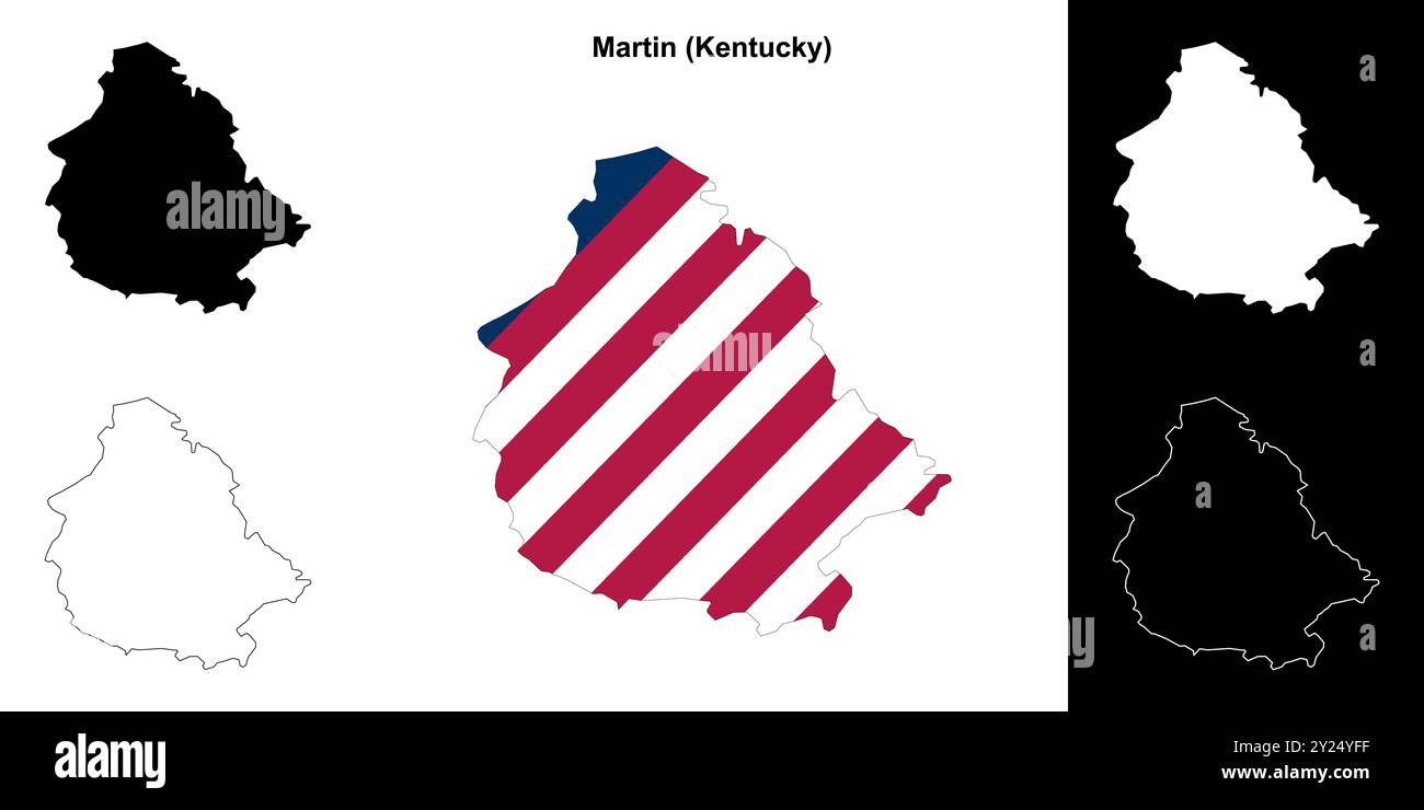 Blank martin map hi-res stock photography and images - Alamy