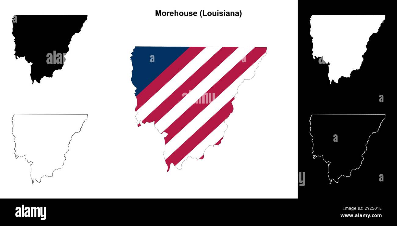 Map of morehouse hi-res stock photography and images - Alamy