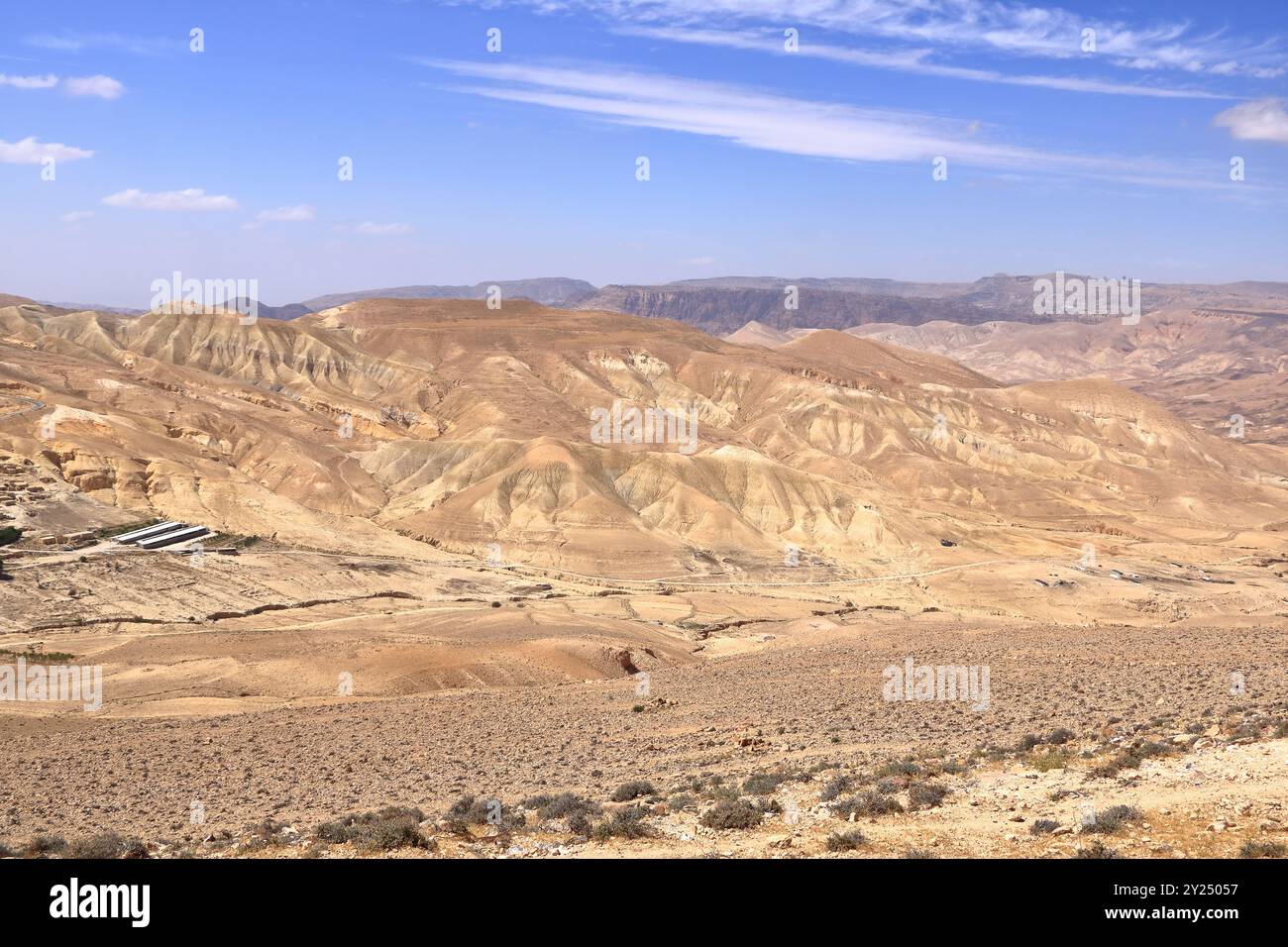 an abandoned village and landscape around near Montreal, Shobak, Dana ...