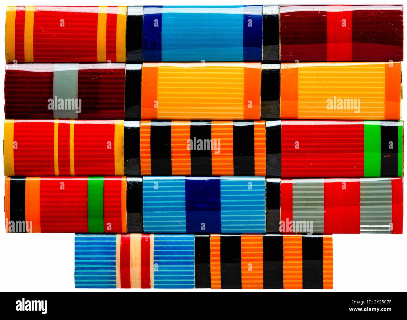 Collection Of Russian (Soviet) Medal Ribbons For Participation In The ...