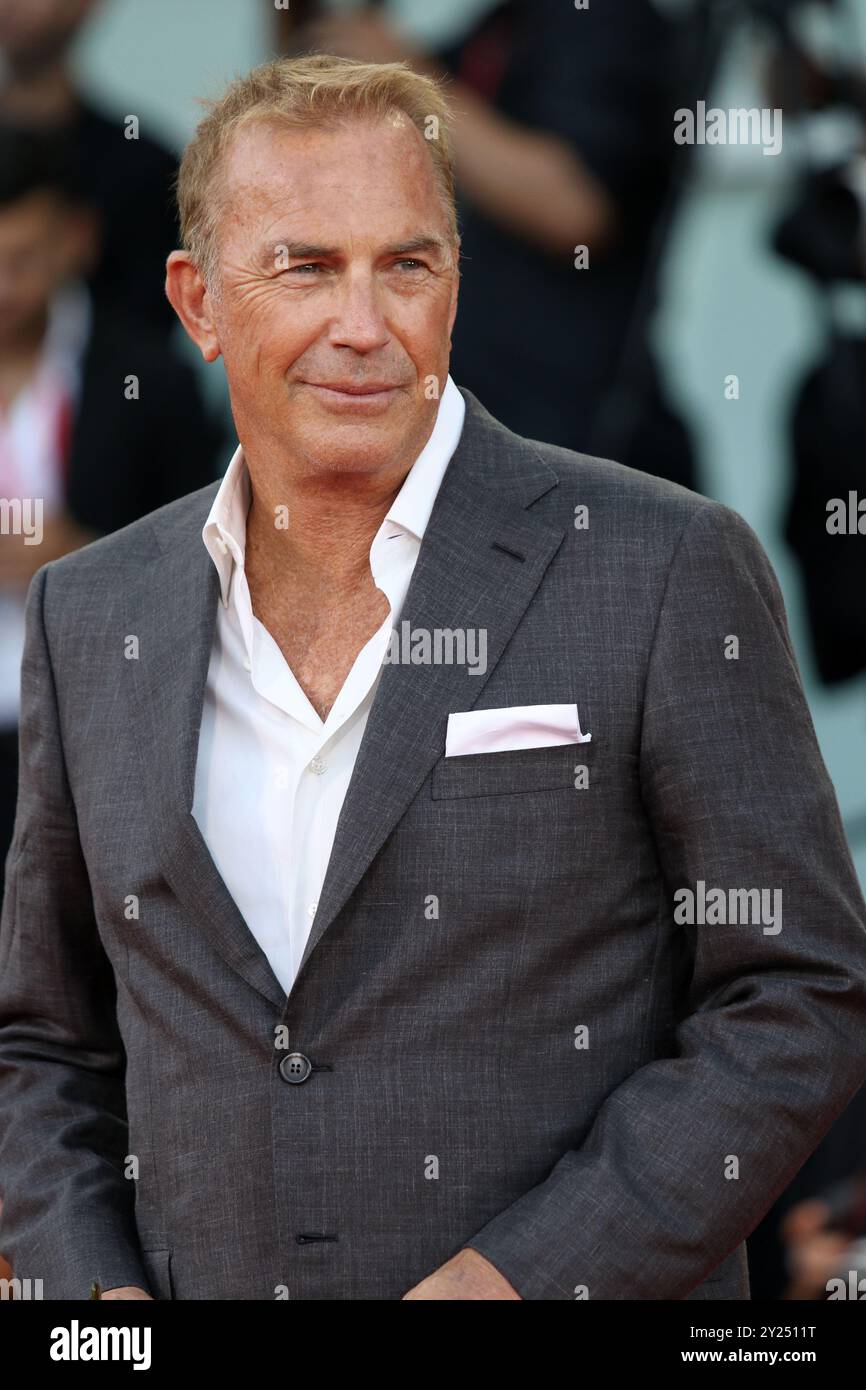 Italy, Lido di Venezia, September 07, 2024: Kevin Costner, attends the ...