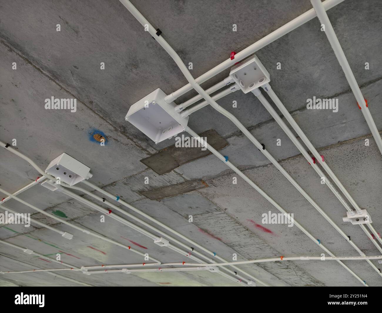 Finished Ceiling Electrical Wires