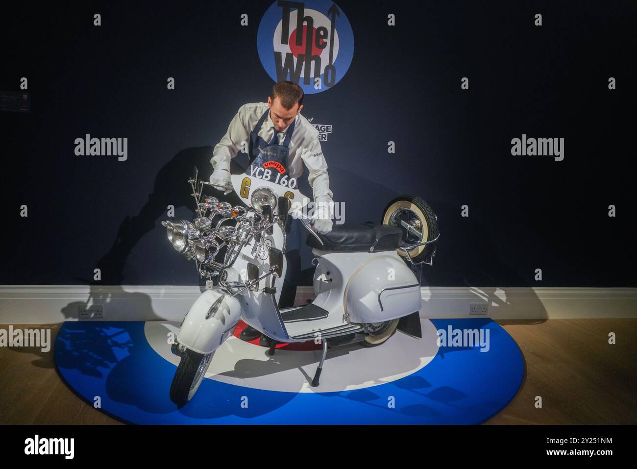 London, UK. 9 September 2024. The Who A Vespa 1964 GS "Ace Face ...