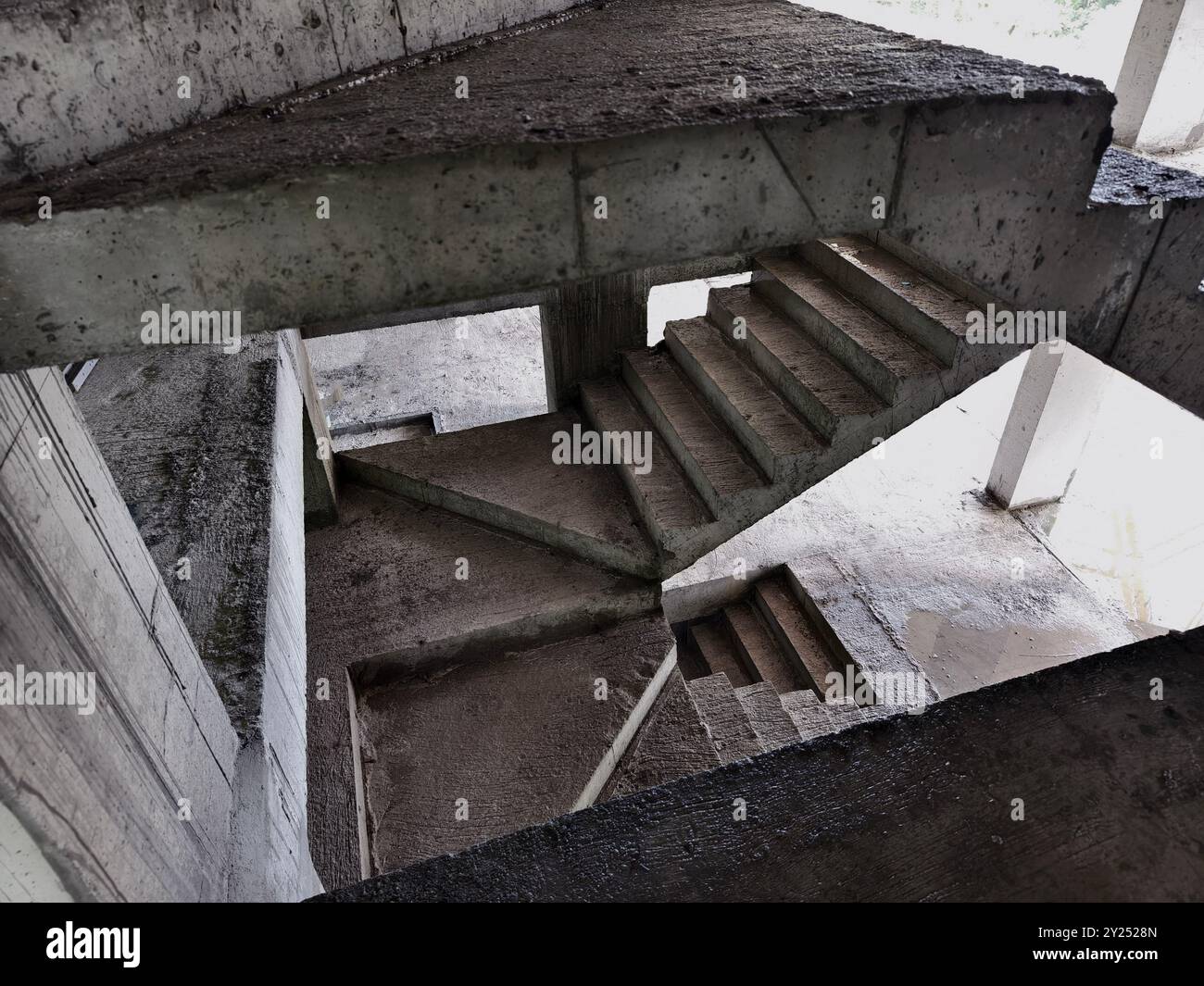 A well constructed set of stairs with concrete elements Stock Photo - Alamy