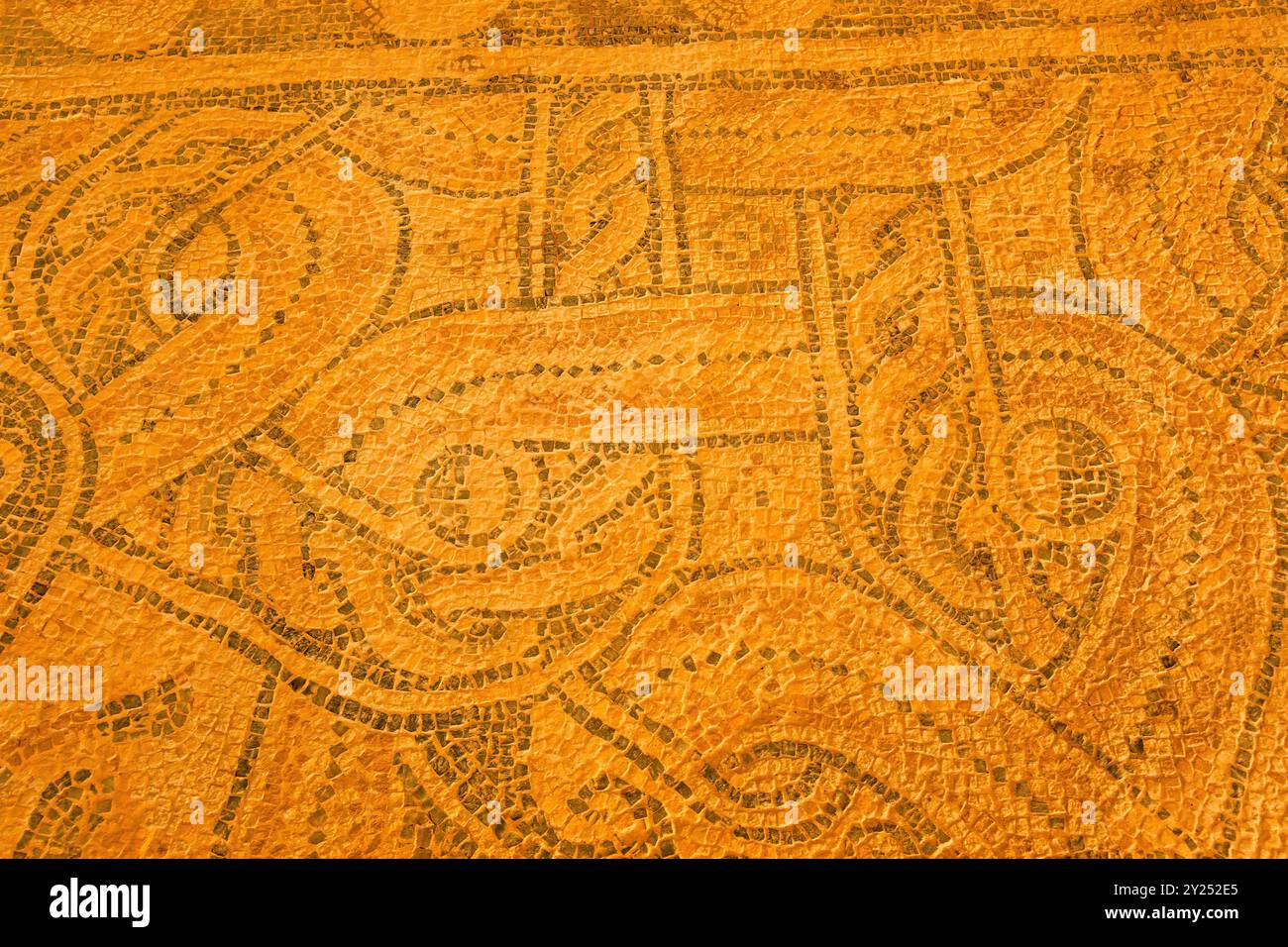 Basilica of Fornàs de Torelló, mosaics, 5th-6th century. Mahon. Minorca ...