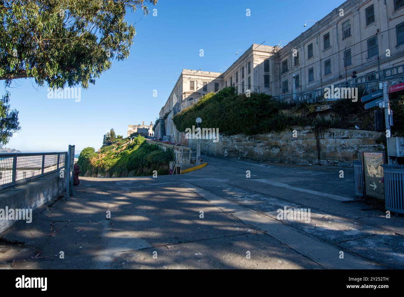 Alcatraz, a former maximum-security prison located on Alcatraz Island ...