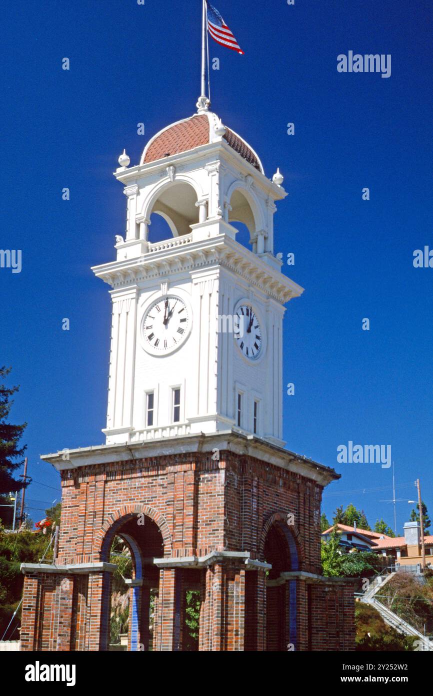 The Town Clock, Santa Cruz, California, USA Stock Photo - Alamy